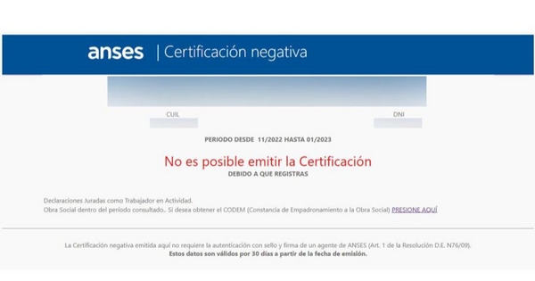 Cómo tramitar la certificación negativa de Anses, paso a paso Cómo tramitar la certificación negativa de Anses, paso a paso