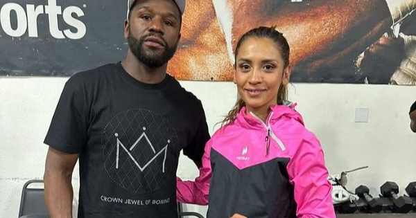 Antes de pelear por el título mundial, Leonal Yúdica conoció a Floyd ...