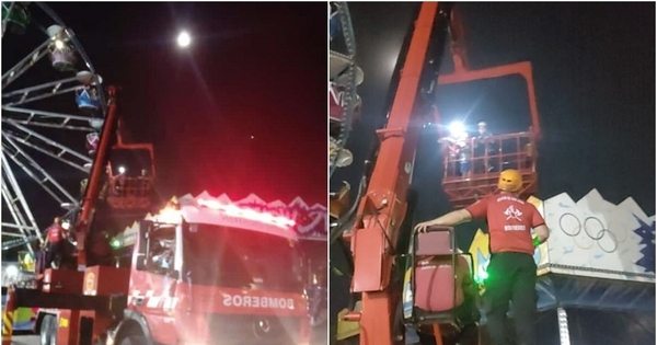 Video: el rescate de la gente atrapada en la Vuelta al Mundo